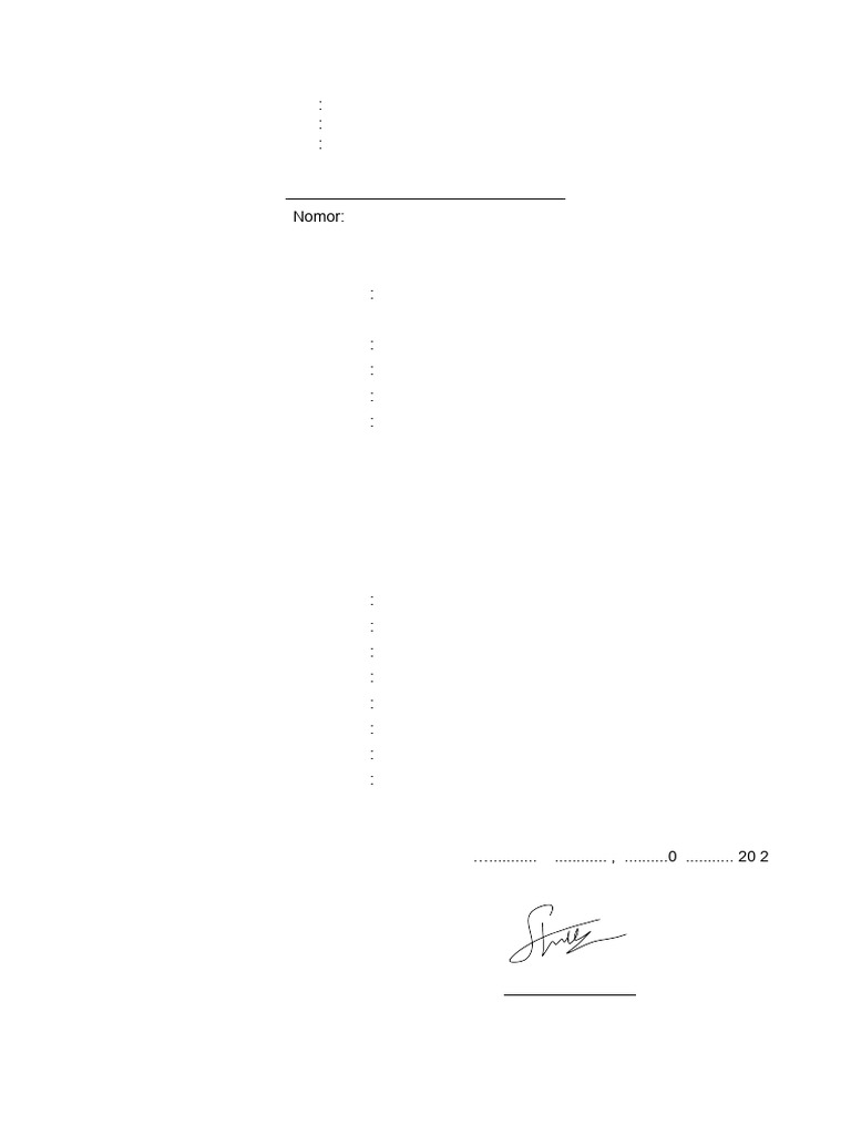 Model N6 Surat Keterangan Kematian (1) (2) | PDF