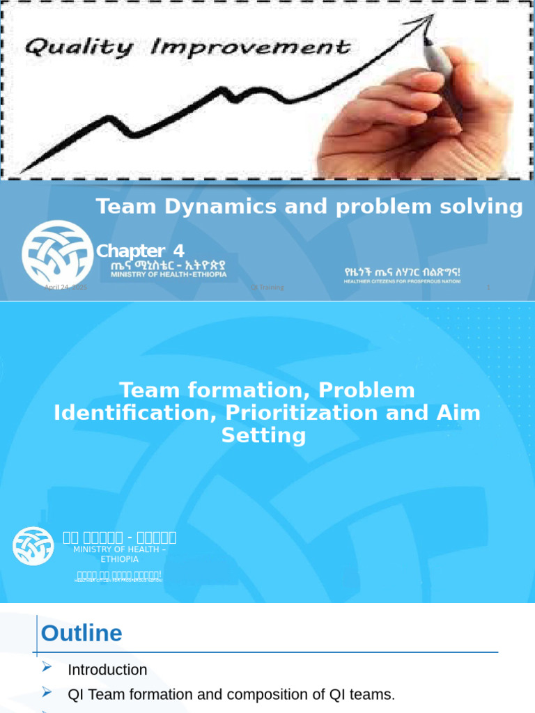 Chapter 4 Formation, Problem Identification, Prioritization PHC TOT ...