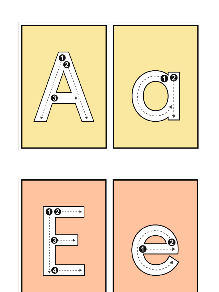 Vocales Con Trazo | PDF