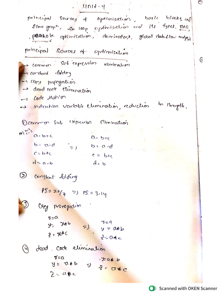 Unit 4 Compiler | PDF