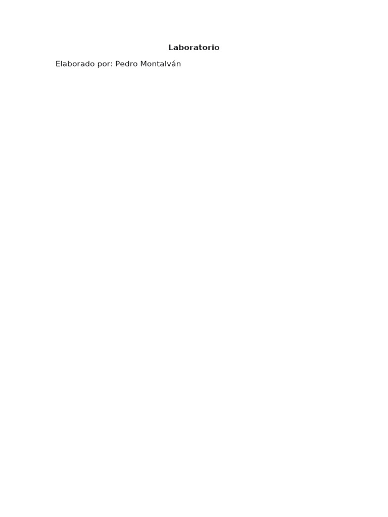 Laboratorio Modulo 3 | PDF