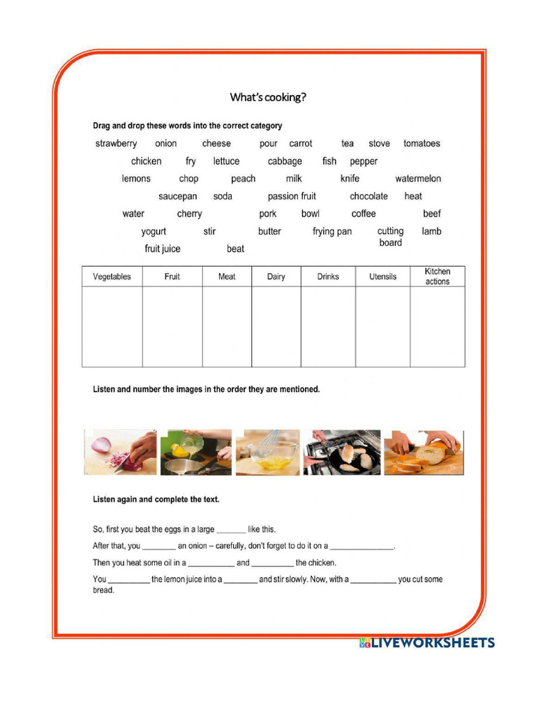 Worksheet 1545462 | PDF