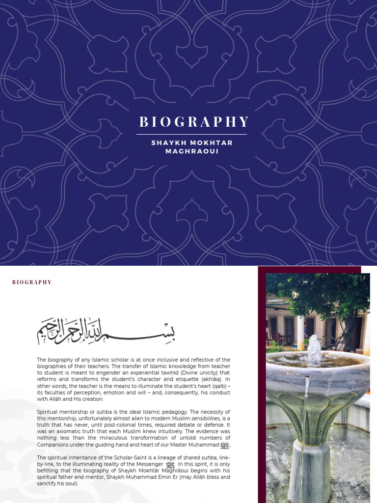 Biography Shaykh Mokhtar and Muhammad Amin | PDF | Muhammad | God In Islam