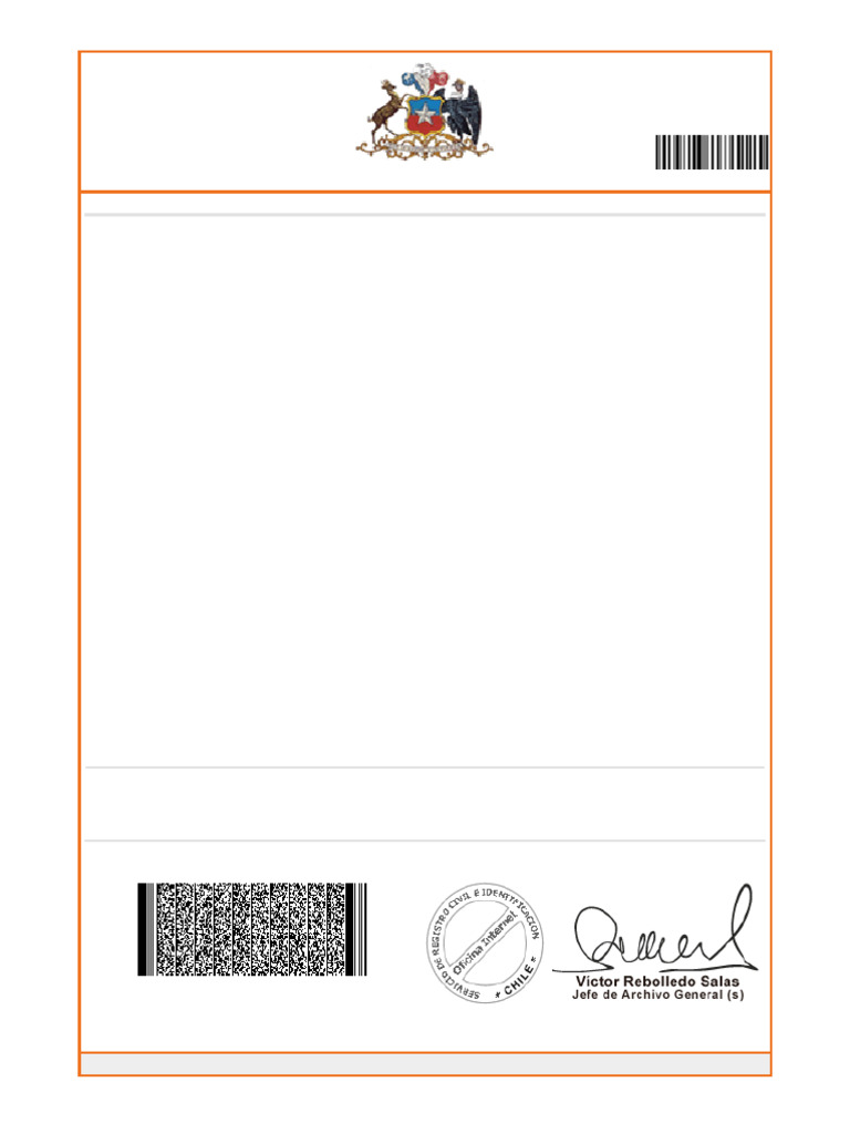 Cert Nac Julieta | PDF