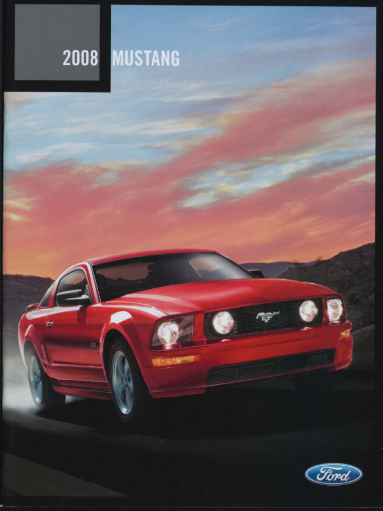 2008 Ford Mustang R Dealer | PDF