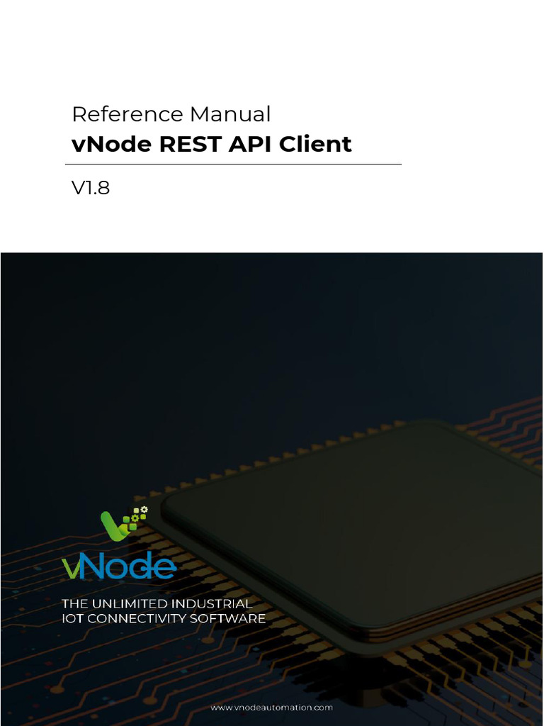VNode Manual RestApiClient v1-8 | PDF | Json | Xml
