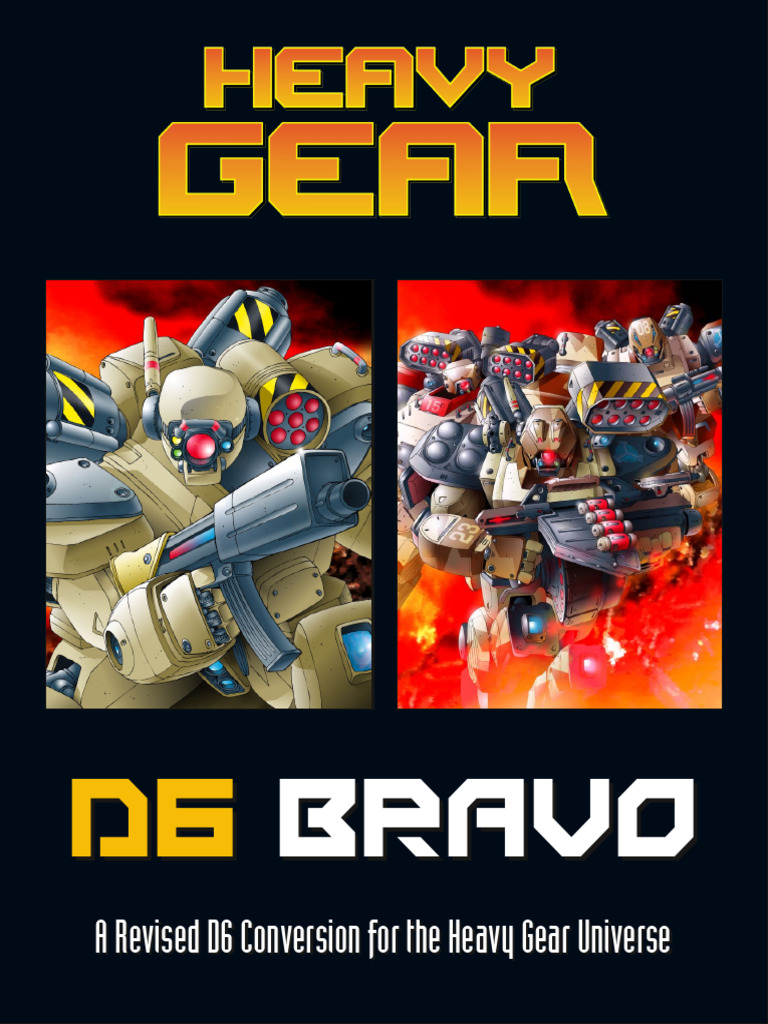 Heavy Gear d6 Bravo Edition 8 29 24 | PDF | Ammunition | Police
