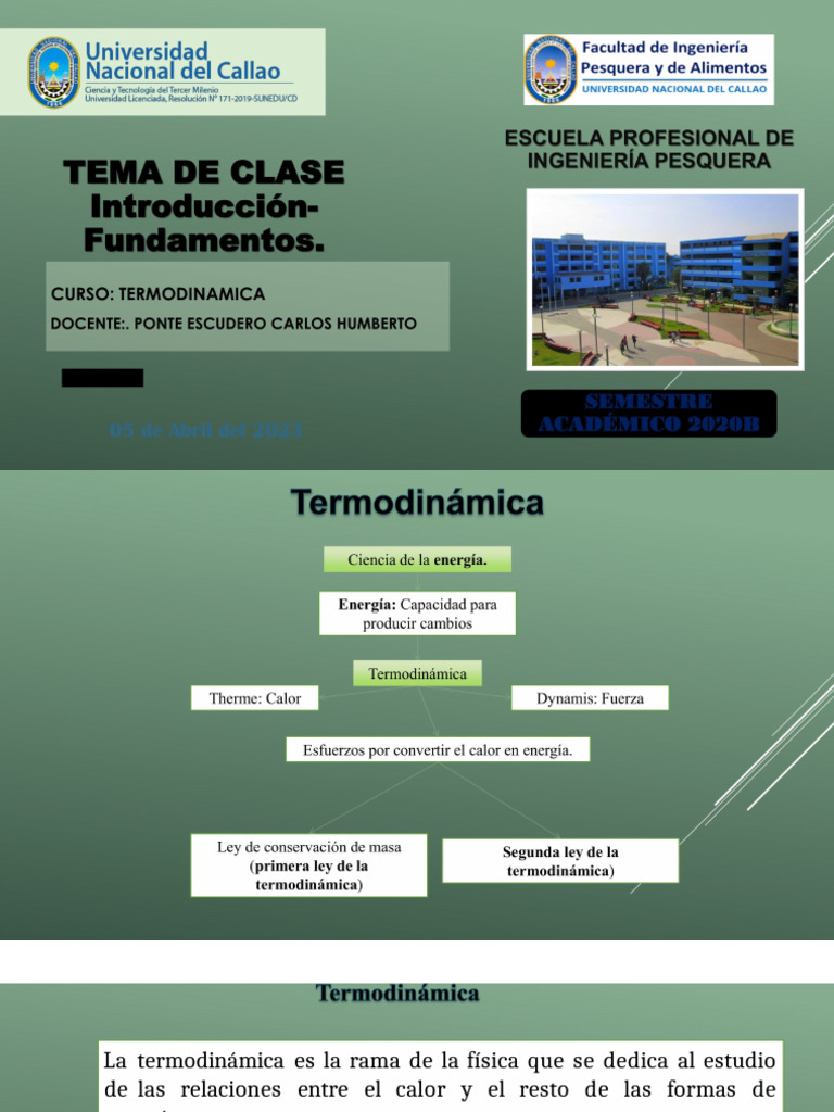 Introducción A La Termodinamica | PDF | Presión | Termodinámica