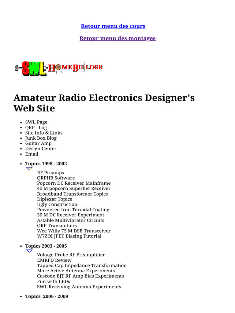 SWL Receiving Antenna Ideas | PDF | Antenna (Radio) | Inductor
