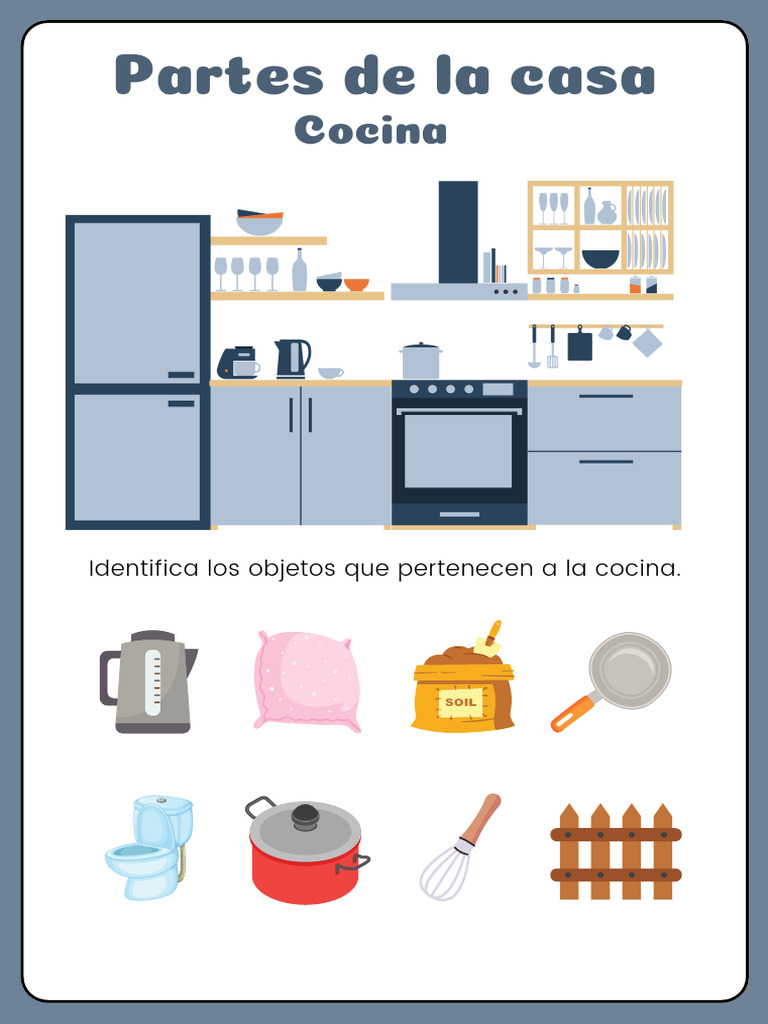 Objetos en las partes de la casa | PDF