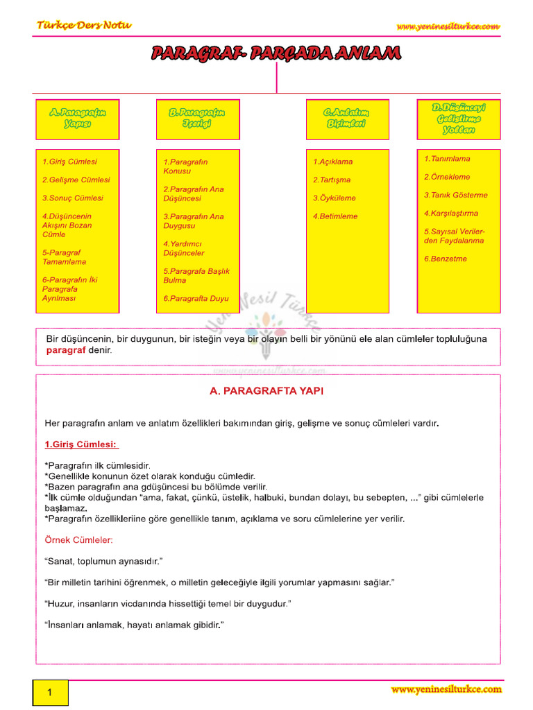 1 paragraf konu anlatımı | PDF