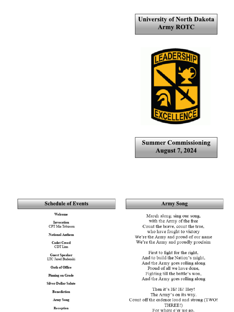 Summer Commissioning Program 2024 | PDF