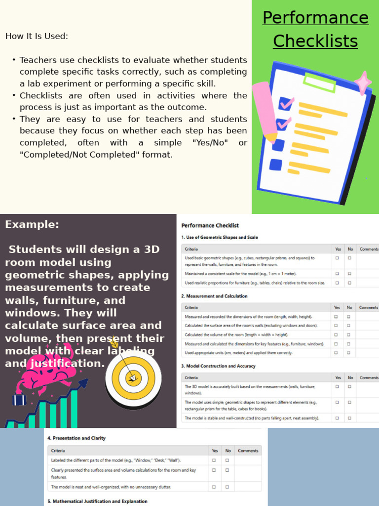 Checklists in Authentic Assessment | PDF