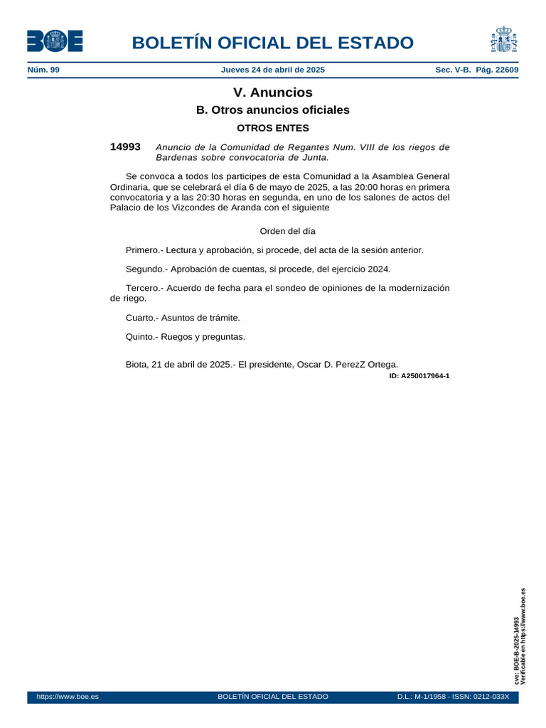 Boe B 2025 14993 | PDF