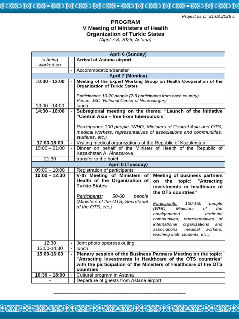 OTS Program - For Countries | PDF