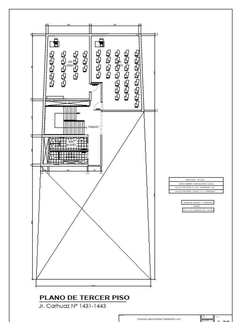 Colegio Arquitectura - 3 Piso Model | PDF