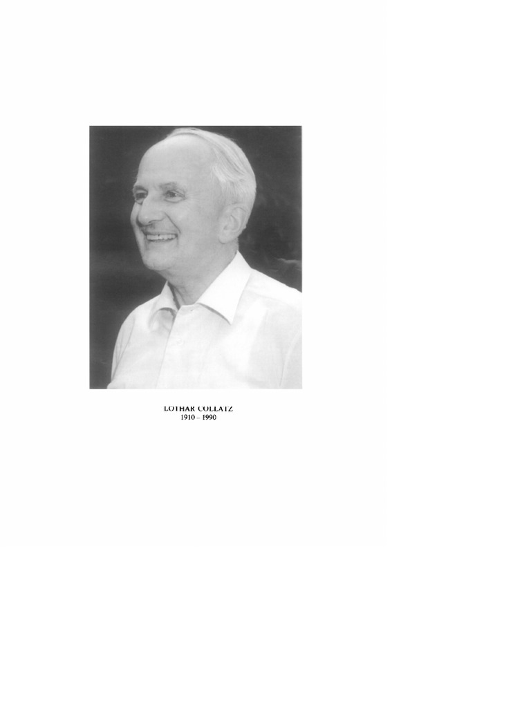 Lothar Collatz | PDF