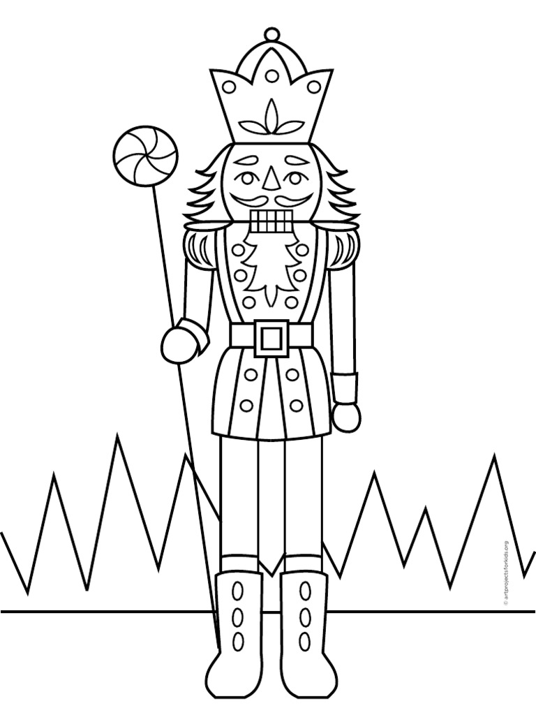 Nutcracker Coloring Page | PDF