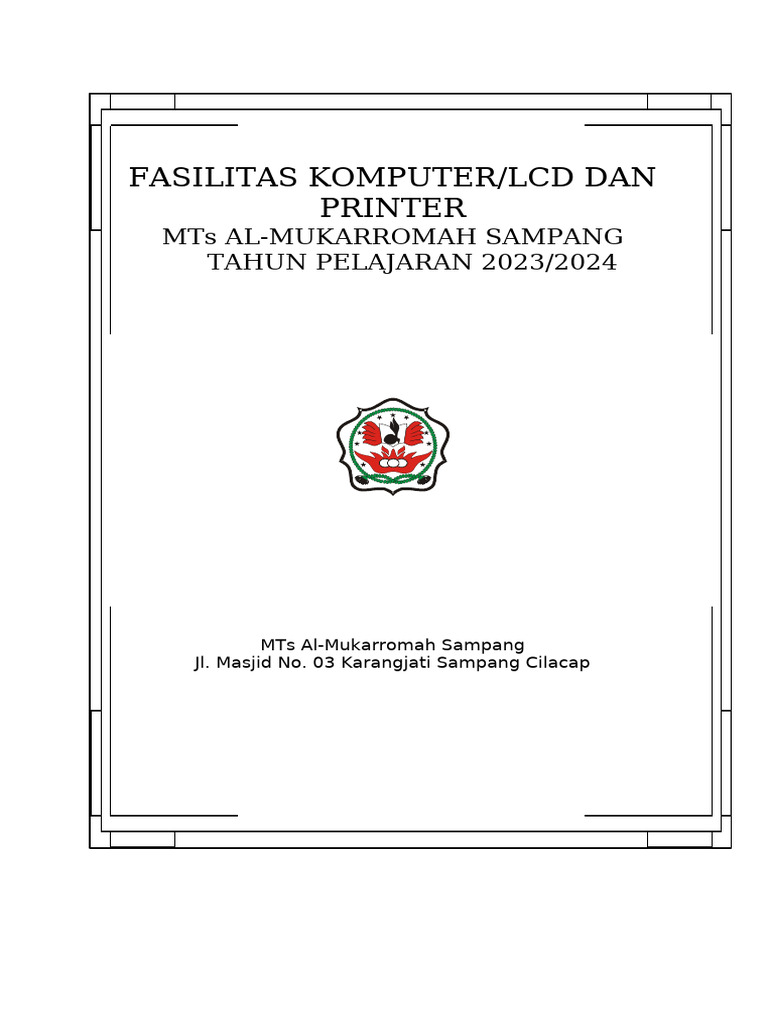 Ketersediaaan komputer MTs Almu | PDF