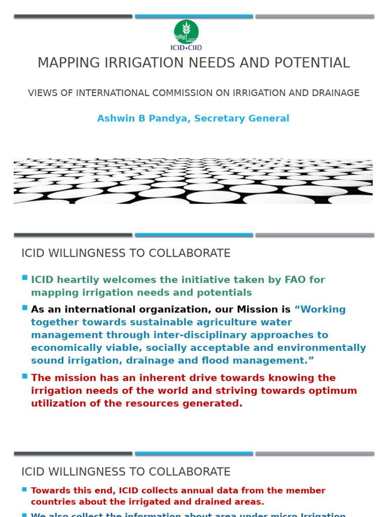 Mapping Irrigation Needs and Potential-FAO | PDF | Irrigation | Groundwater