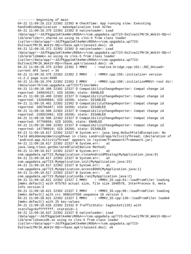 Com - Upgadata.up7723 Logcat | PDF | Domain Name System | System Software