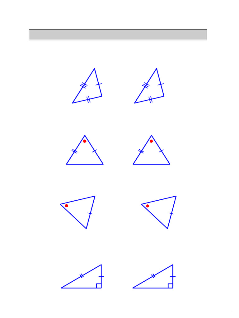 Tests For Congruent Triangles | PDF