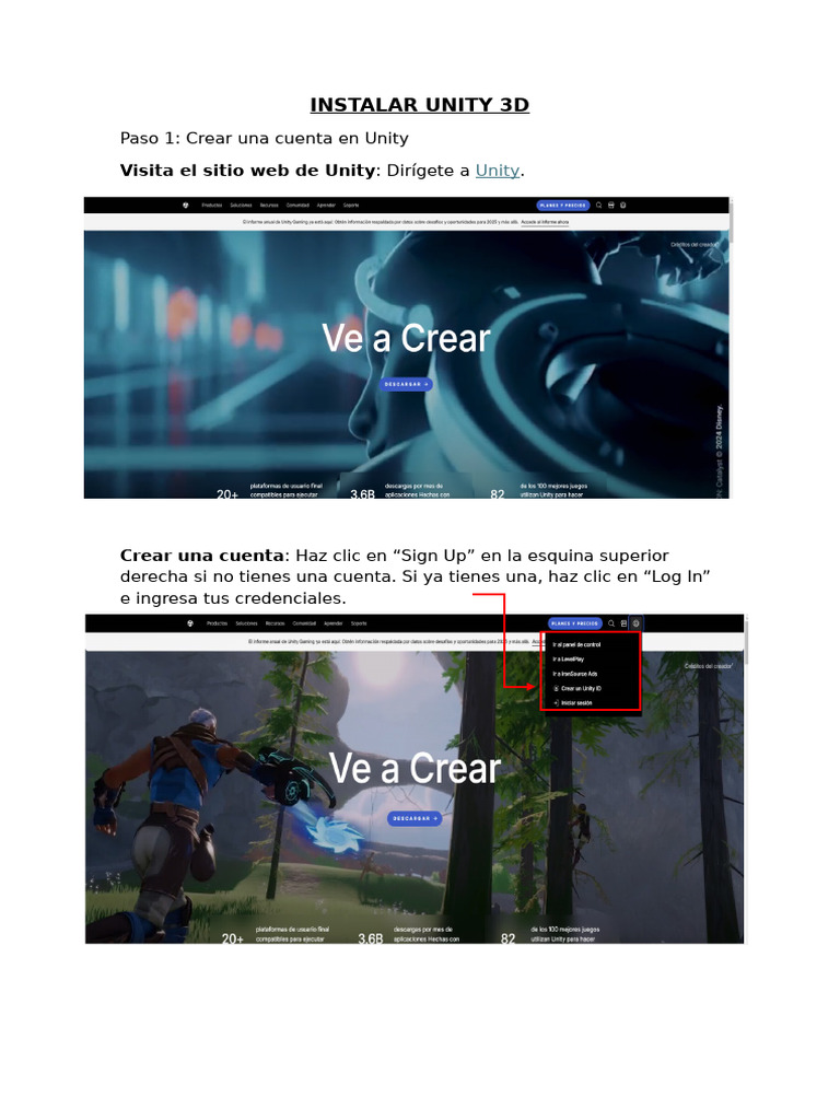 Instalar Unity 3D | PDF