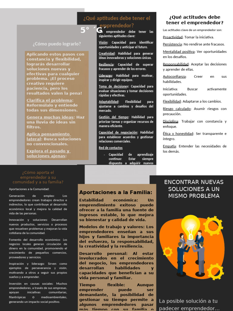 triptico base | PDF | Iniciativa empresarial | Business