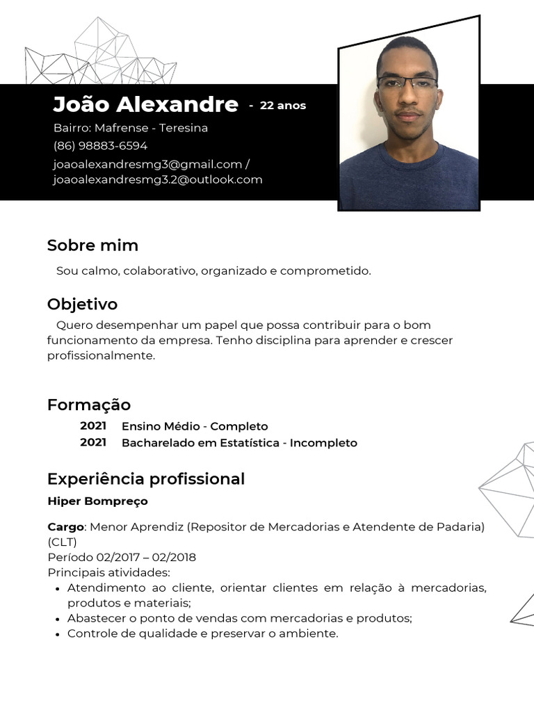 curriculo_joao_alexandre | PDF