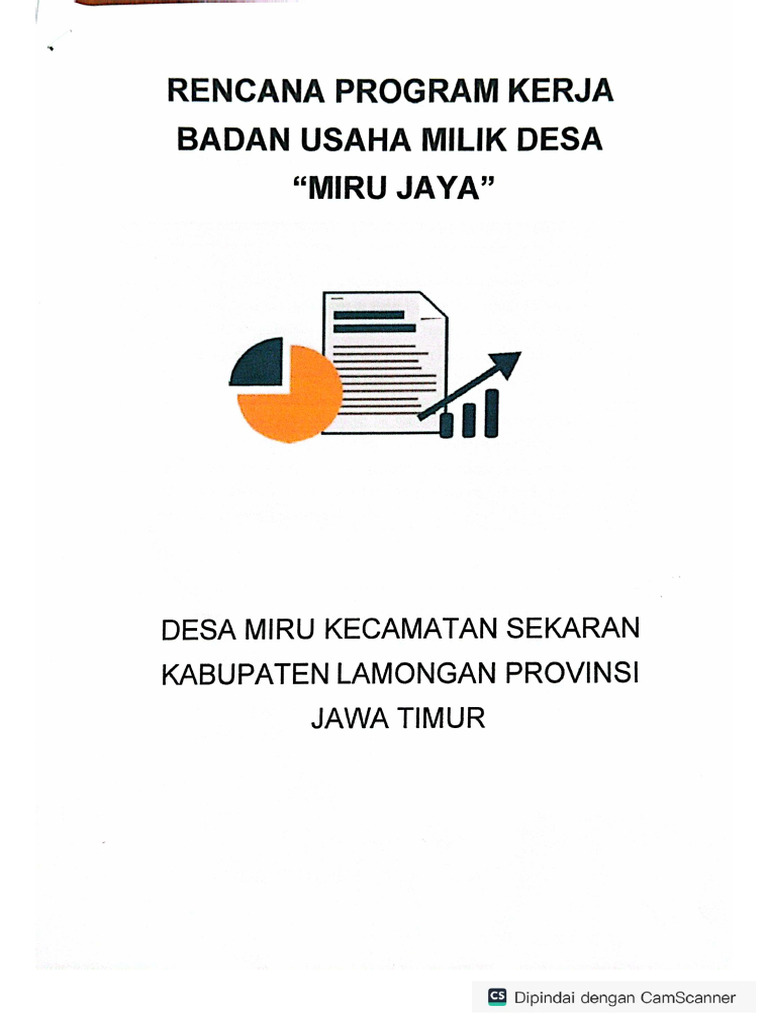 Rencana Program Kerja BUMDES | PDF