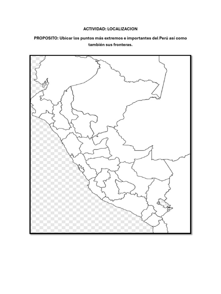 Mapa de Puntos Clave en Perú | PDF