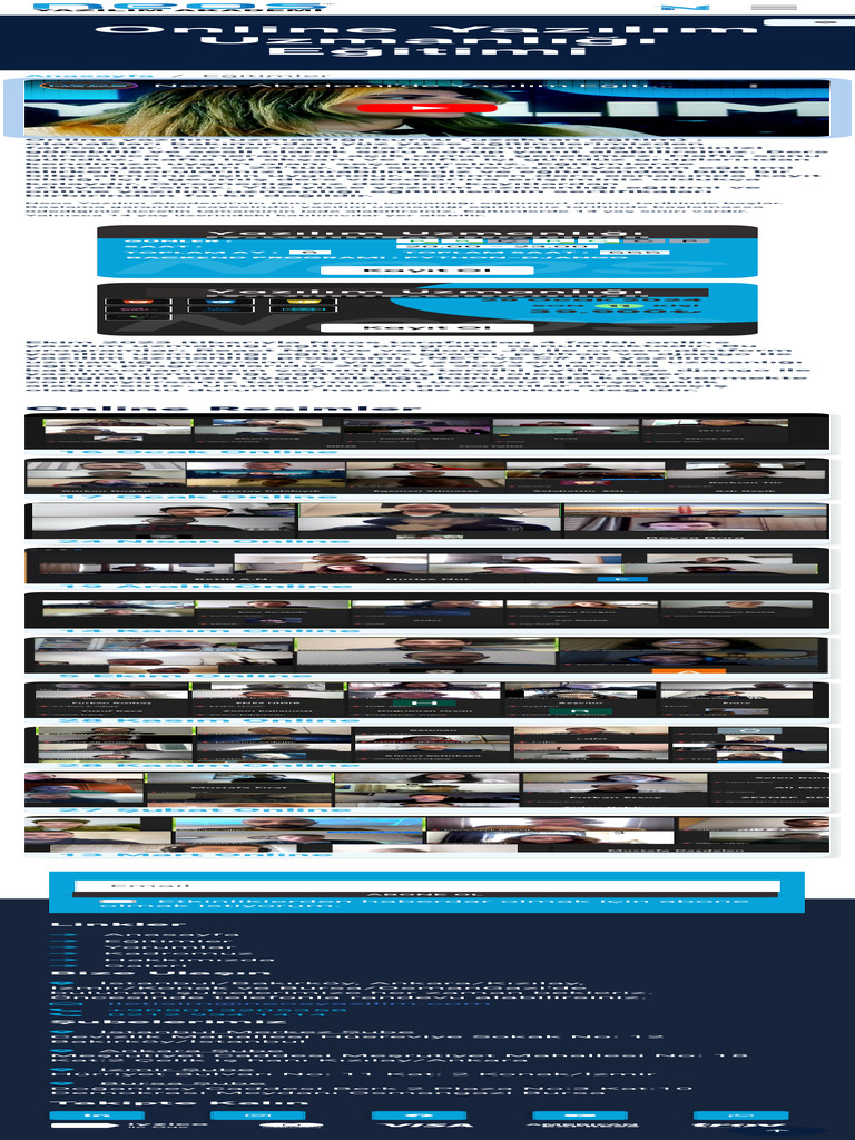 Neos Yazılım Akademi Online Yazılım Uzmanlığı Eğitimi | PDF