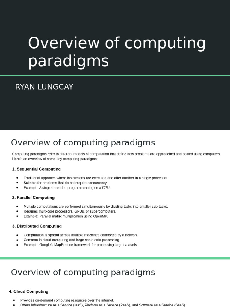 1-Overview-of-computing-paradigms (1) | PDF