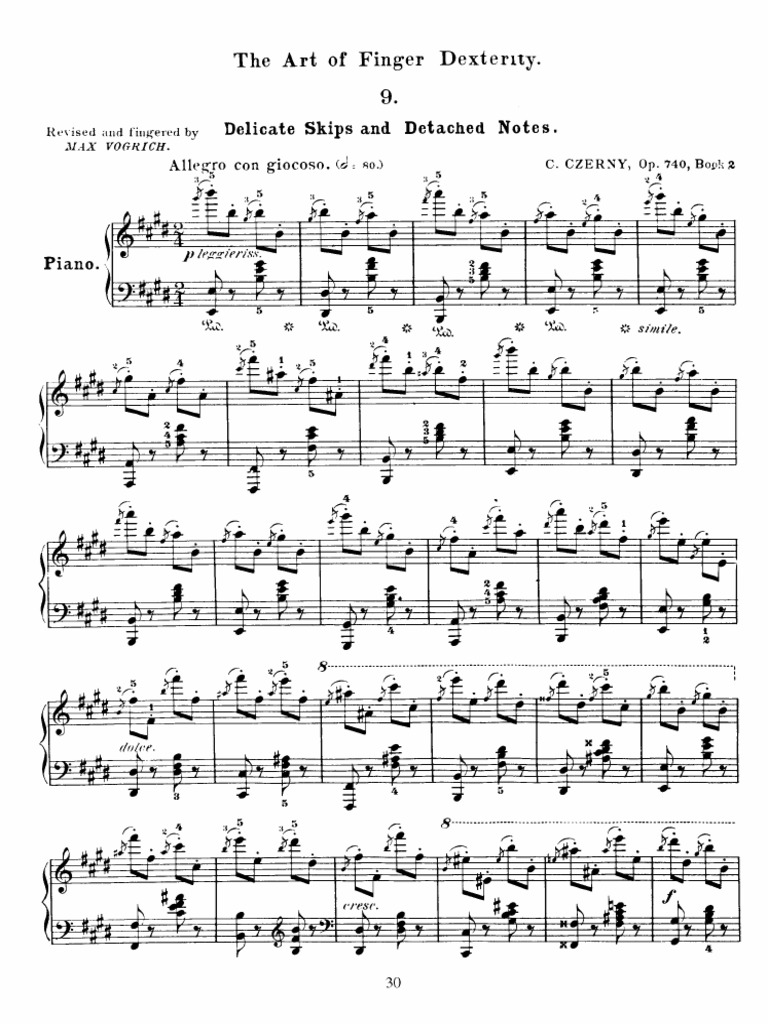 Czerny Op 740 Book 2 | PDF