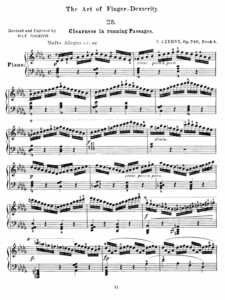 Czerny Op 740 Book 4 | PDF