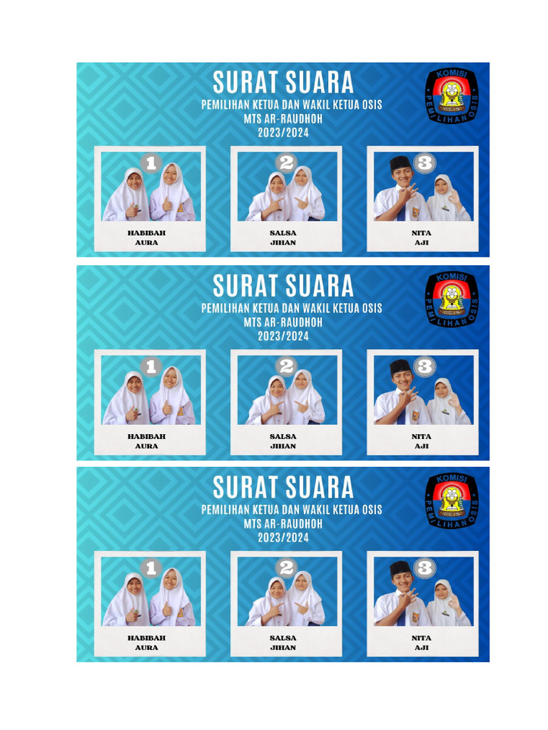 Surat Suara | PDF