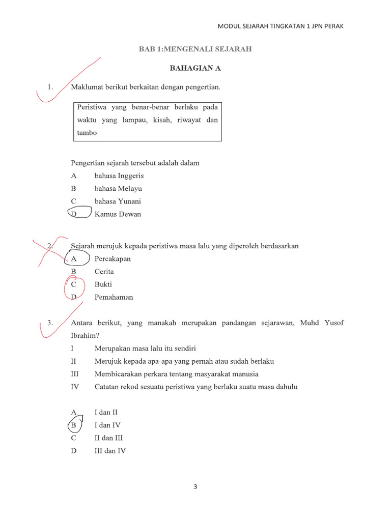 Sejarah Bab 1 | PDF