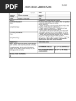 Year 6 Daily Lesson Plans: By:Missash | PDF | Teachers | Lesson Plan