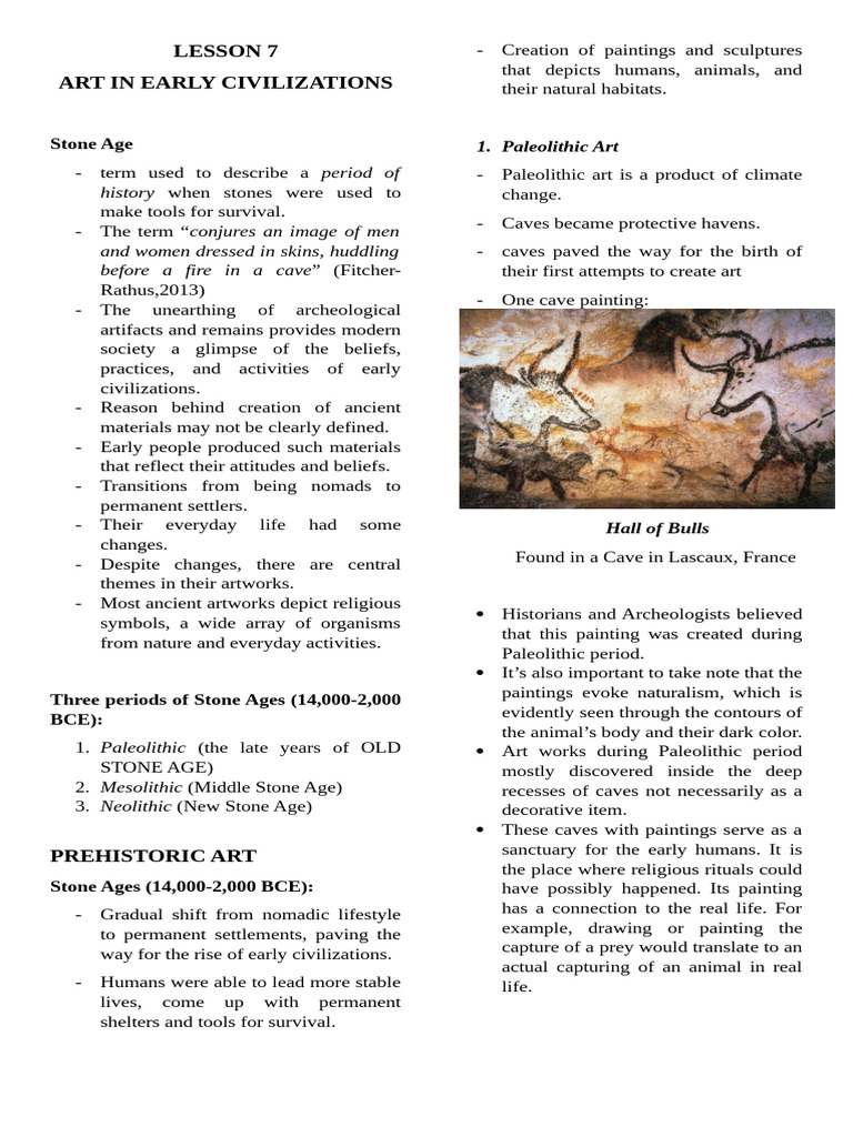 Art in Early Civilizations Overview | PDF | Ancient Egypt | Ancient ...