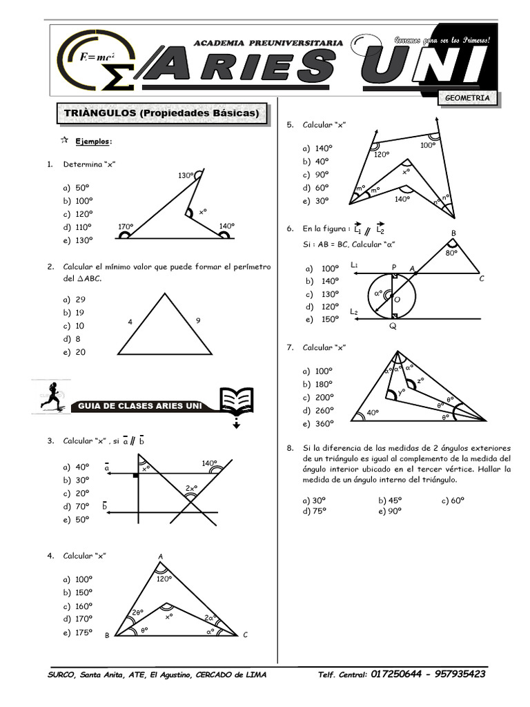 TriangulosBVirtual | PDF | Triángulo | Politopos