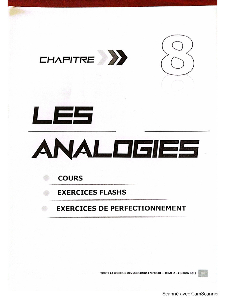 Analogie Chap8 | PDF