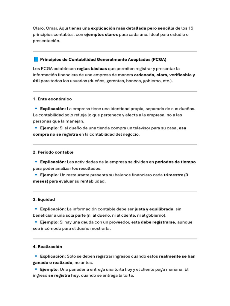 PCGA | PDF | Contabilidad | Economias