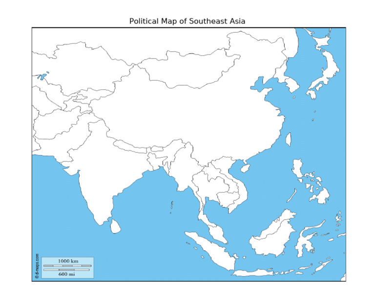 Southeast Asia Political Map | PDF