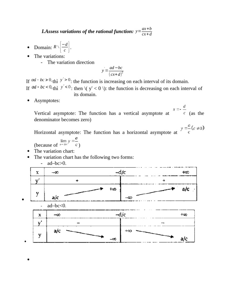 Analyzing Rational Function Variations | PDF | Numbers | Applied ...