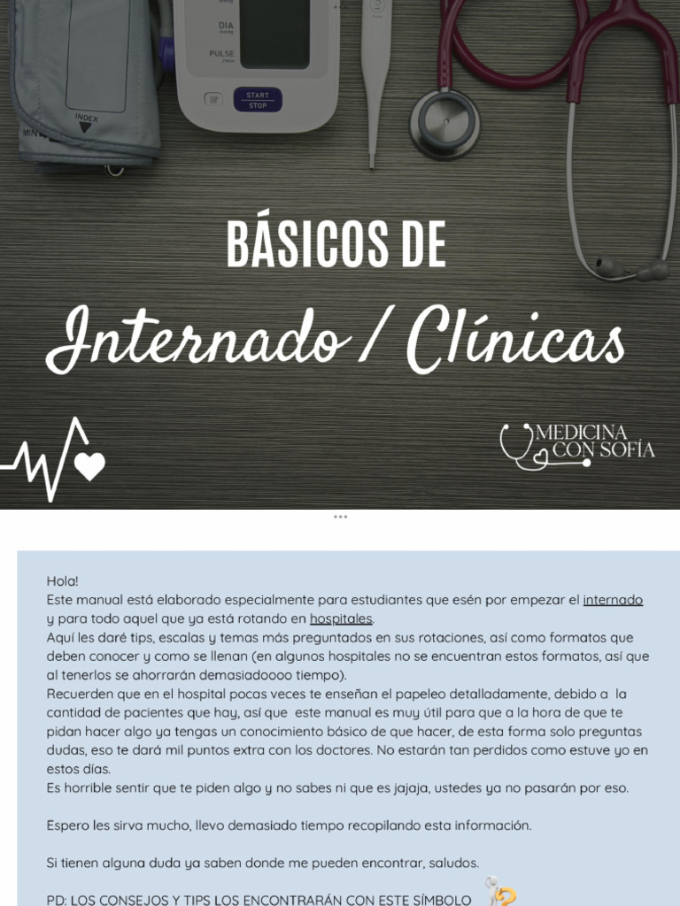 Manual Internado 2022 | PDF