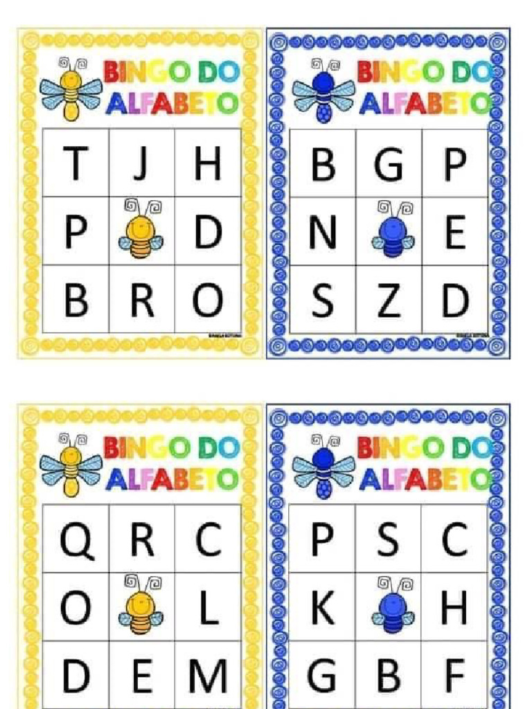 Bingo Do Alfabeto | PDF