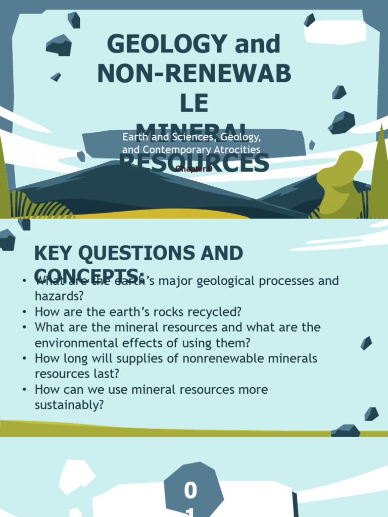 Chapter 9 Geology and Mineral Resources | PDF | Plate Tectonics | Rock ...