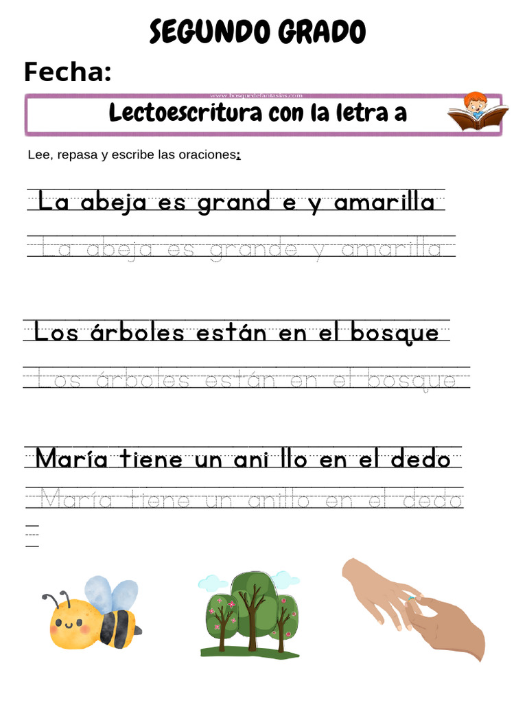 Fichas de Lectoescritura Del Abecedario PDF | PDF | Alimentos