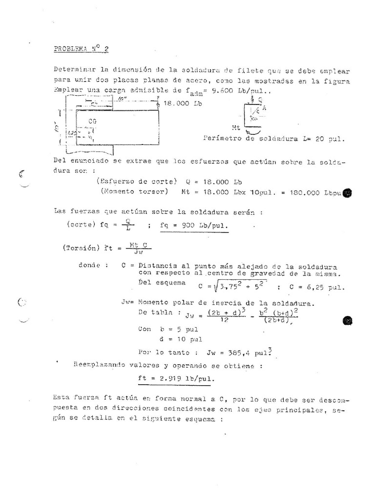 4 - Ejercicios - Uniones Soldadas | PDF