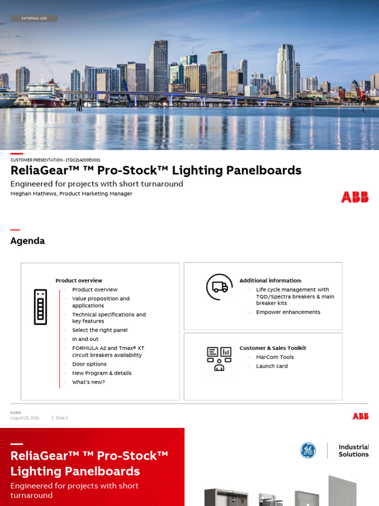 1 - ReliaGear ProStock Sales Presentation 1TQC214200E0001 Rev 2 | PDF
